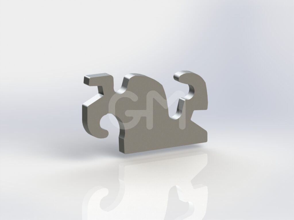 Aanlashaak CW00 dubbel 15mm | Aanlashaken | Grondverzet minigraver